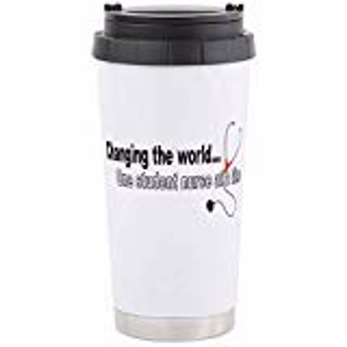 CafePress Stainless Steel Travel Mug Stainless Steel Travel Mug, Insulated 20 oz. Coffee Tumbler