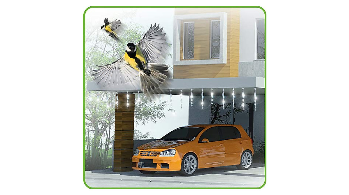 De-Bird Bird Scare Rods - Effective Woodpecker & Pigeon Repellent