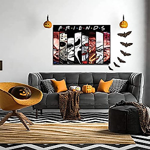 Halloween Diamond Art Painting Kits for Adults - Halloween Round Full Drill Diamond Dots Paintings, DIY 5D Paint with Diamonds Pictures Gem Art Painting Kits DIY Adult Crafts