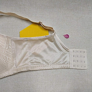 Sendyou Mastectomy Bra for Women Breast Prosthesis with Pockets SY66 (Beige, 36B)