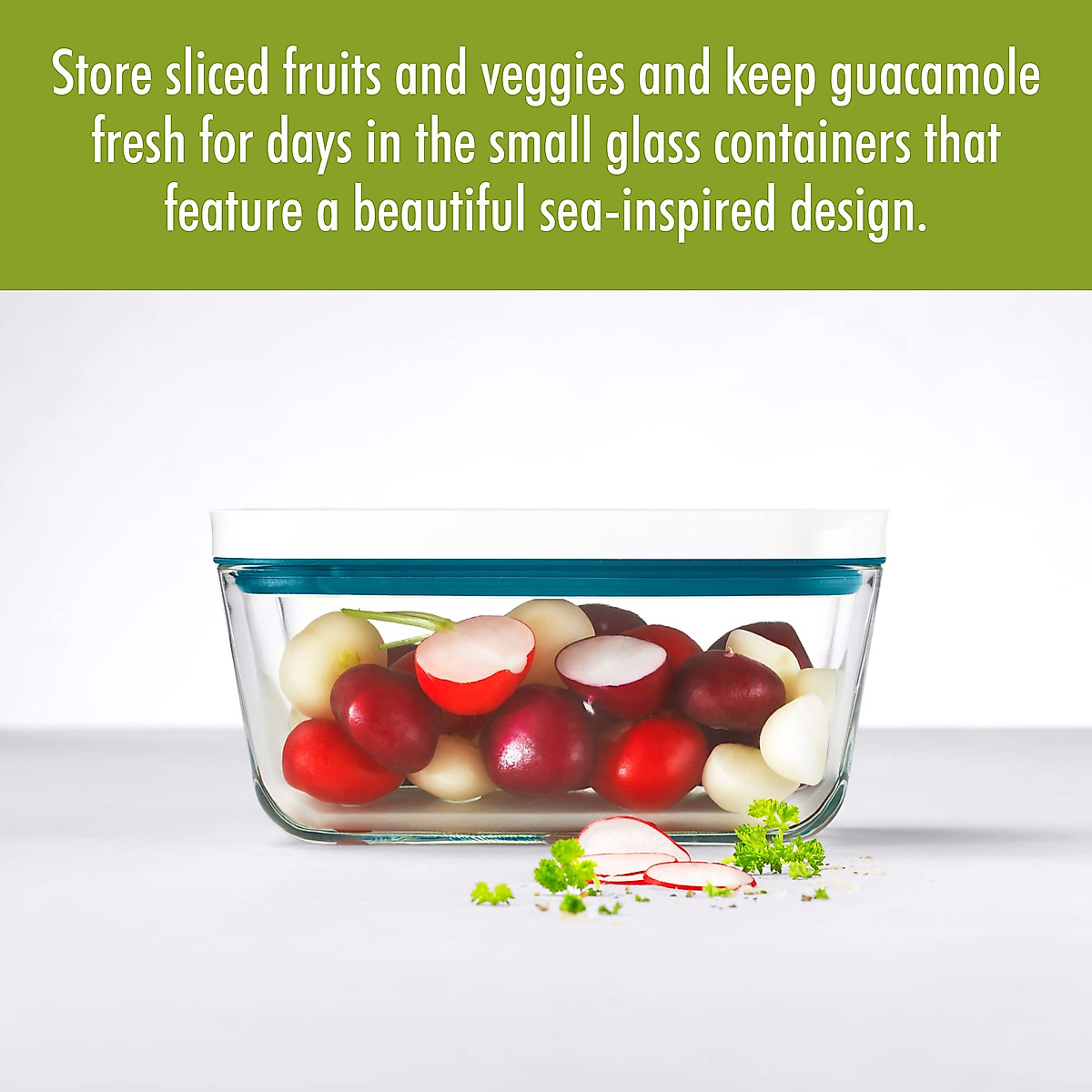 ZWILLING Fresh & Save Airtight Food Storage Container, Medium, La Mer