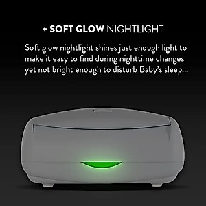 Prince Lionheart Ultimate Wipes Warmer with an Integrated Nightlight |Pop-Up Wipe Access. All Time Worldwide #1 Selling Wipes Warmer. It Comes with an everFRESH Pillow System That Prevent Dry Out.