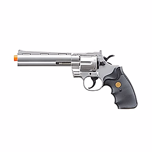 Airsoft 36S Spring Revolver Low Powered Airsoft Pistol Durable Plastic - Silver