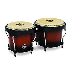 Latin Percussion LP601NY-VSB LP City Wood Bongos - Vintage Sunburst