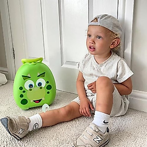 My Carry Potty - Dinosaur Travel Potty, Award-Winning Portable Toddler Toilet Seat for Kids to Take Everywhere