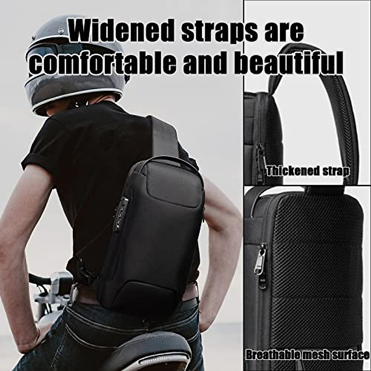 Carrying Case for Steam Deck Console & Accessories, Shockproof Hard Shell Protective Crossbody Shoulder Chest Backpack with Protective Shoulder Bag Pouch with Pockets Fit Console, Original AC Charger Adapter, Lightweight Everyday Carry Bag for Travel, Hom