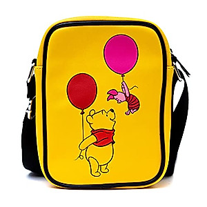 Disney Bag and Wallet Combo, Winnie the Pooh and Piglet Golden Yellow, Vegan Leather