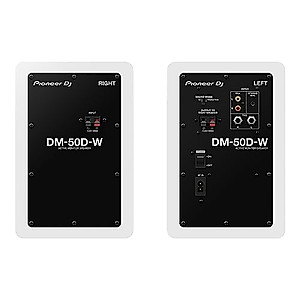 Pioneer DJ DM-50D 5-inch Active Monitor Speaker - White