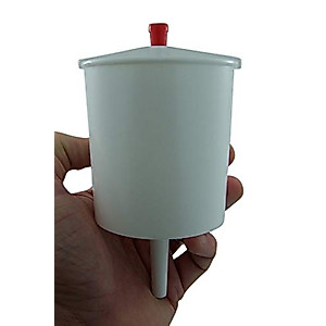 White Plastic Push Button Communion Cup Filler Church Supplies, Fills Up to 25 Cups
