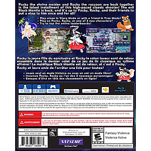 Pocky & Rocky Reshrined plus BONUS Stickers for PlayStation 4