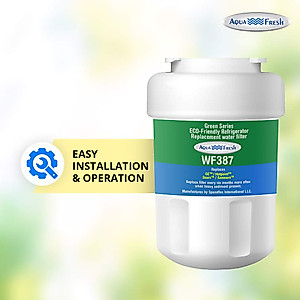 Aqua Fresh MWF Refrigerator Water Filter Replacement Compatible with GE SmartWater MWF, MWFA, MWFP, MWFINT, GWF, 46-9991, HDX FMG-1, WFC1201 (6 Pack)