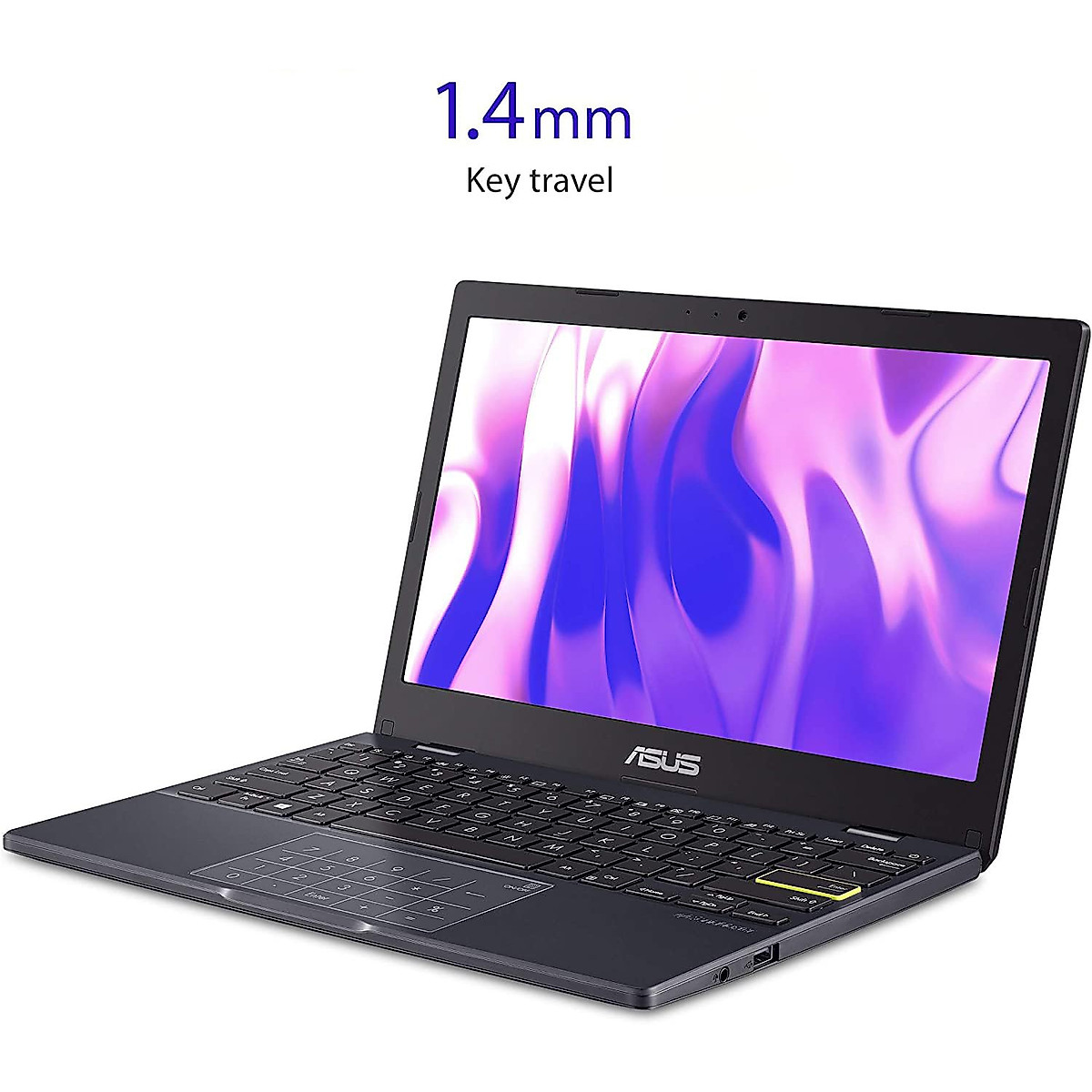 ASUS 2022 Newest Vivobook Go Laptop, 11.6 Inch HD Ultra-Thin Display, Intel Dual core, 4GB RAM, 64GB eMMC, Wi-Fi, Bluetooth, Windows 11 Home in S Mode, Bundle with JAWFOAL