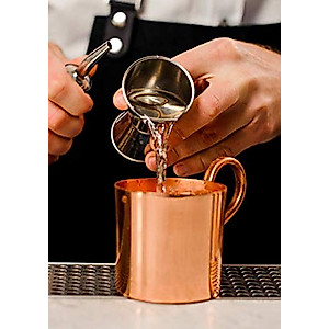 Hudson & Lane Stainless Steel Cocktail Barware Double Measuring Jigger 1 oz x 1.5 oz