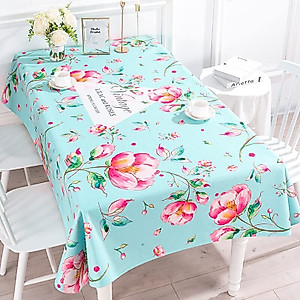Nordic Ins Rose Flower Tablecloth Small Fresh Coffee Table Table Cover Household Rectangular Table Cover A11 140x210cm