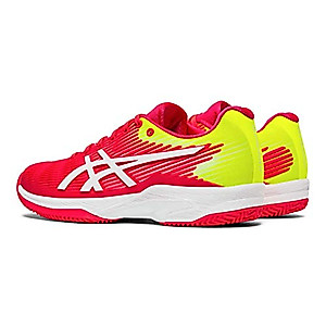 ASICS Women's Solution Speed FF Clay Tennis Shoes, Laser Pink/White, 8 M US
