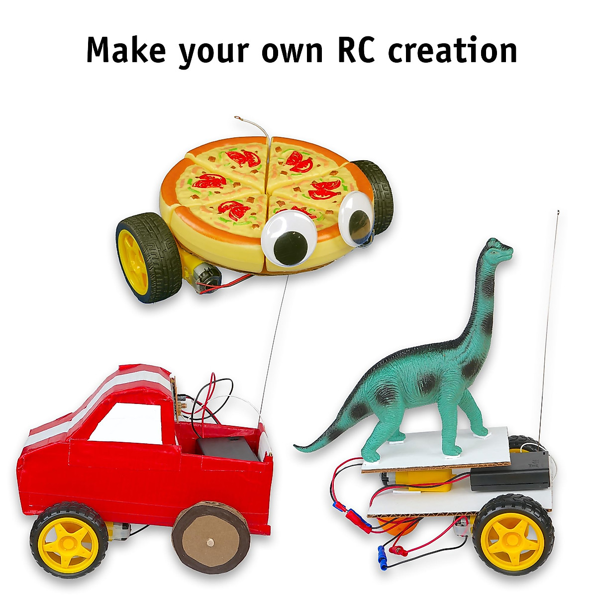 DIY RC Parts Kit - Make Anything into a Remote Control Vehicle