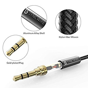 Syncwire Aux Cable and Lightning to 3.5mm Female Adapter - HiFi Sound