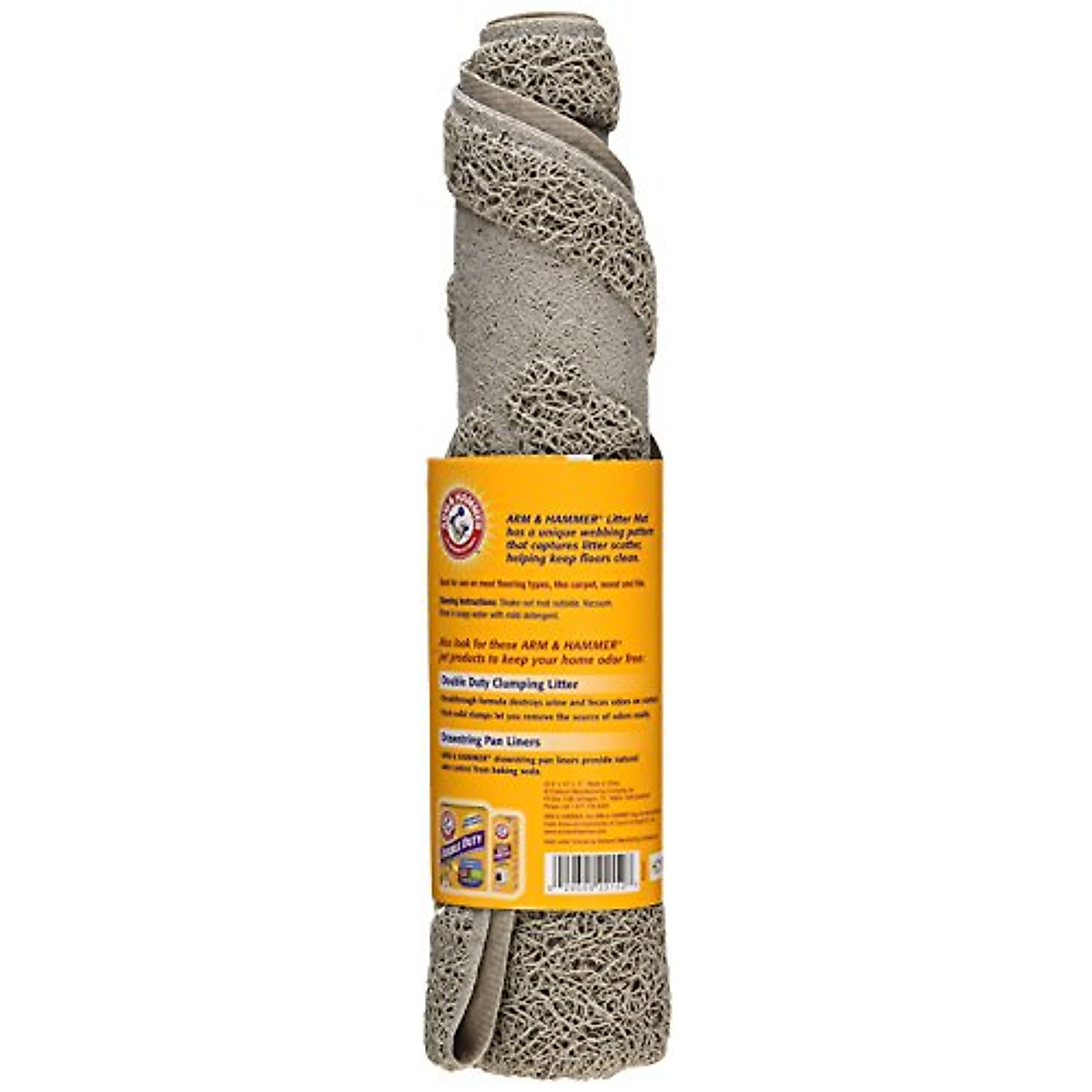 Petmate Arm & Hammer Half Circle Litter Mat, Pearl Tan