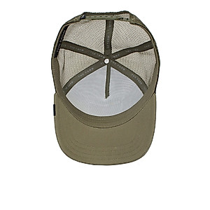 Goorin Bros. The Farm Unisex Spanish-Language Adjustable Mesh Trucker Hat, Olive (Crocodillio), One Size