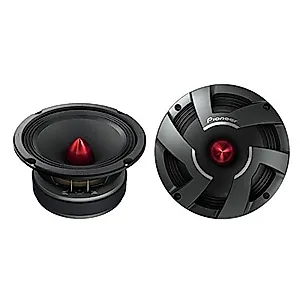 Pioneer TS-M650PRO 6-3/4" PRO Series High Efficiency Mid-Range Car Speakers