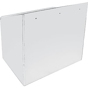 Extreme Max 5001.6217 Wall-Mount Aluminum Trash Can Holder for Race Trailer, Garage, Shop, Enclosed Trailer, Toy Hauler