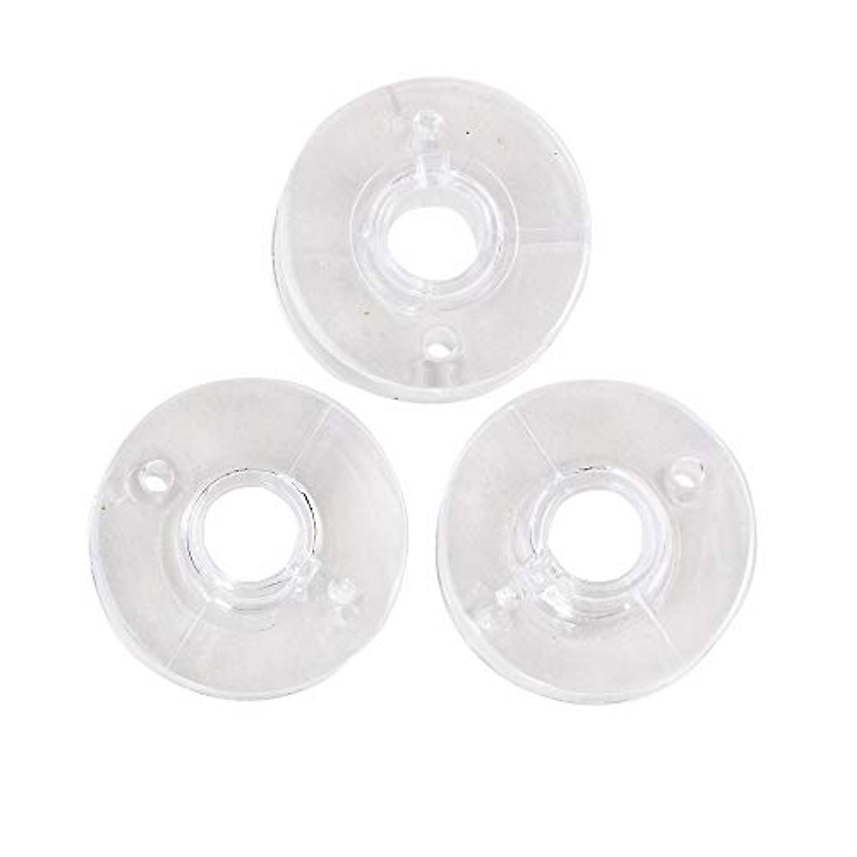 SINGER 06543 Class 15J Bobbins, Transparent, 12-Count