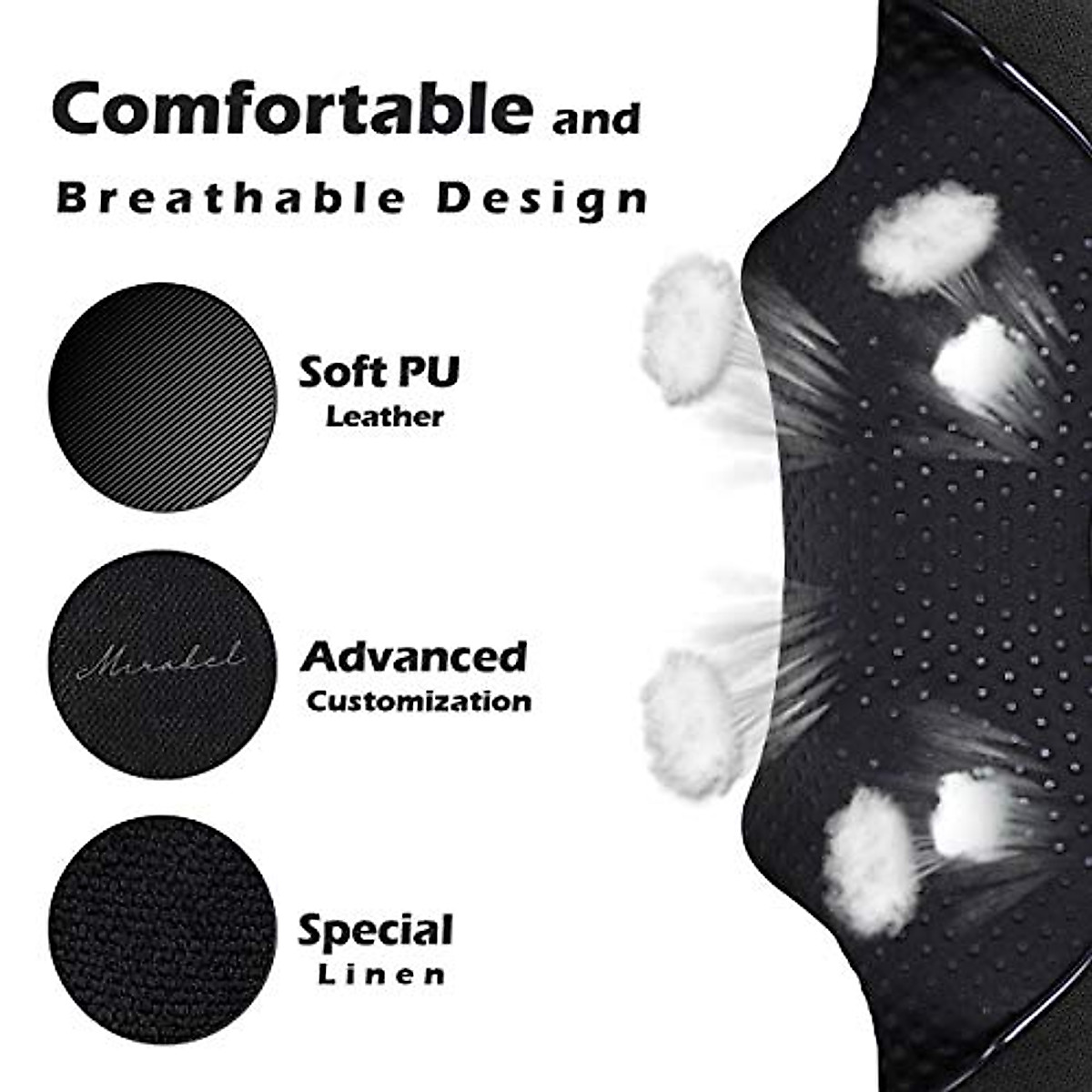 Mirakel Neck Massager, Shiatsu Back Neck Massager with Heat, Electric Back Massager, Neck Massager Pillow for Neck, Back, Shoulder, Foot, Leg, Muscle Pain Relief, Shoulder Massager - Graduation Gifts