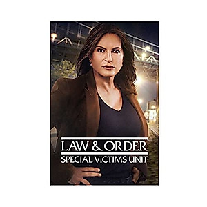 Law & Order Special Victims Unit TV Series Poster Art Deco Restaurant Dormitory Corridor 9 Canvas Poster Wall Art Decor Print Picture Paintings for Living Room Bedroom Decoration Unframe:24×36in