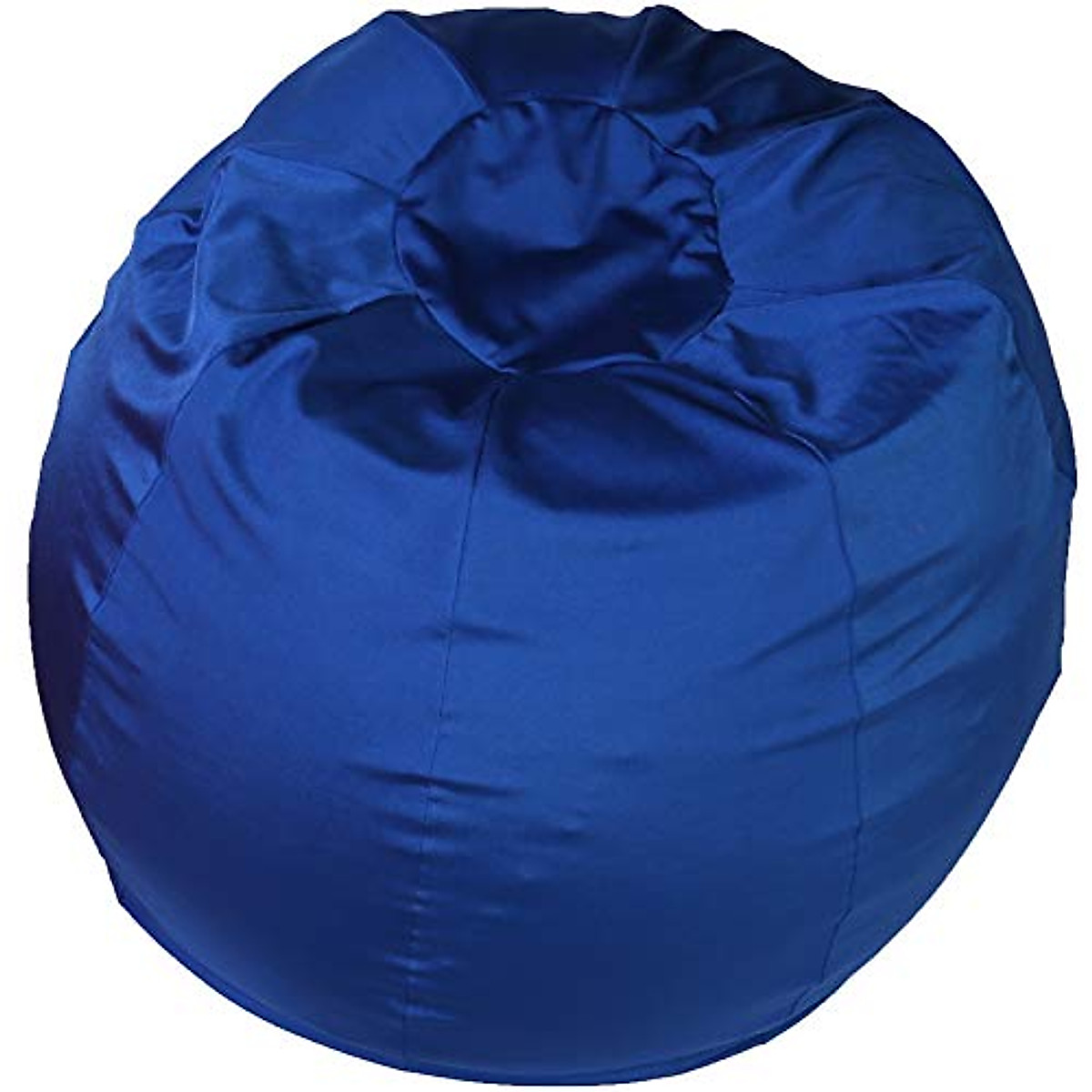 Fun and Function - Mushy Smushy Bean Bag Chair - Alternative Seating Options for Classrooms, Clinic & Home Use - Lightweight & Calming - Medium, 18 Inches - Blue