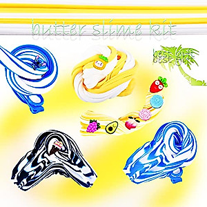 9 PCS Butter Slime Kits Strechy Non-Sticky and Glossy Slime,Scented Slime Mud,Butter Slime Stress Relief Toy for Girls and Boys Birthday Gifts
