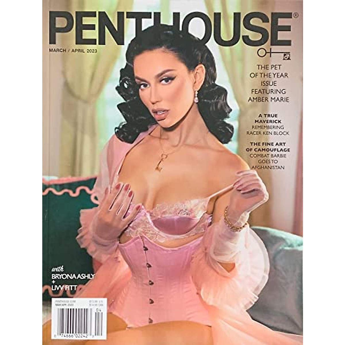 Penthouse Magazine March April 2023 - Pet of the Year Amber Marie