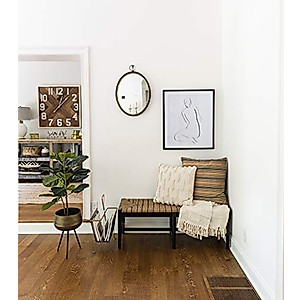 Creative Co-Op Cream Cotton Blend Chenille Fringe Blankets and Throws, Off-White