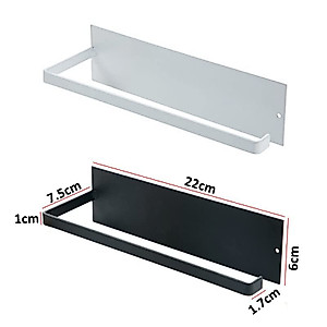 LIRUXUN Paper Towel Holder Mounted Roll Paper Rag Storage Rack Kitchen Shelf Bathroom Towel Hanger Rack ( Color : D )