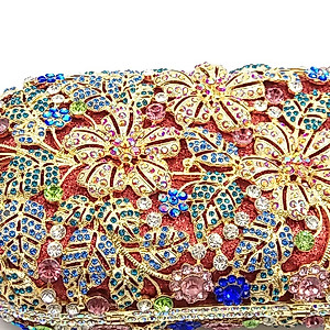 ZLXDP Women Evening Party Bag Crystal Clutch Bridal Wedding Party Wallet Purse Handbag