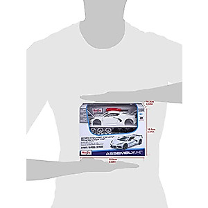 Maisto 1:24 Assembly Line 2020 Chevrolet Corvette Stingray Coupe, White