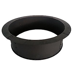 Pleasant Hearth OFW419F0R 28" Round Solid Steel Fire Ring