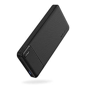 AsperX 2 Packs 22.5W Power Bank Fast Charging, 10000mAh USB C Portable Charger Power Bank (Black+Red)