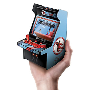 My Arcade Karate Champ Micro Player Arcade Machine: Fully Playable, 6.75 Inch Collectible, Color Display, Speaker, Volume Buttons, Headphone Jack - Electronic Games