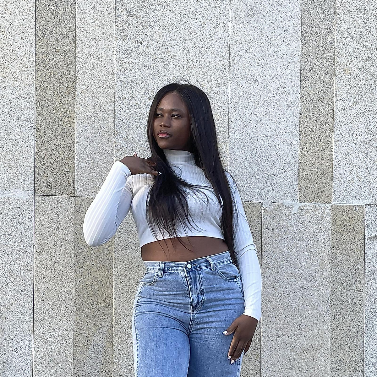 WOWANGEL HD Lace Closure Wigs Glueless Wig Human Hair Pre Plucked 5x5 Straight Invisible Lace Front Wig for Women No Glue Ready to Wear 180% Density SKINLIKE Real HD Lace Wigs 18 Inch