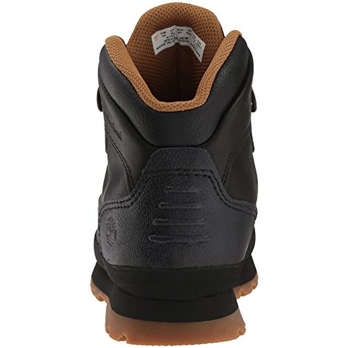 Timberland Unisex-Kid's Euro Hiker Shell Toe Fashion Boot, black full grain, 6.5 Medium US Big Kid