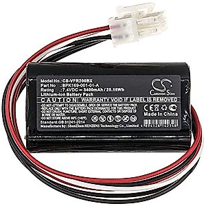 3400mAh Replacement Battery for Verifone Ruby 2, Verifone Ruby CI, Verifone PCA169-404-01-A, Verifone PCA169-001-01