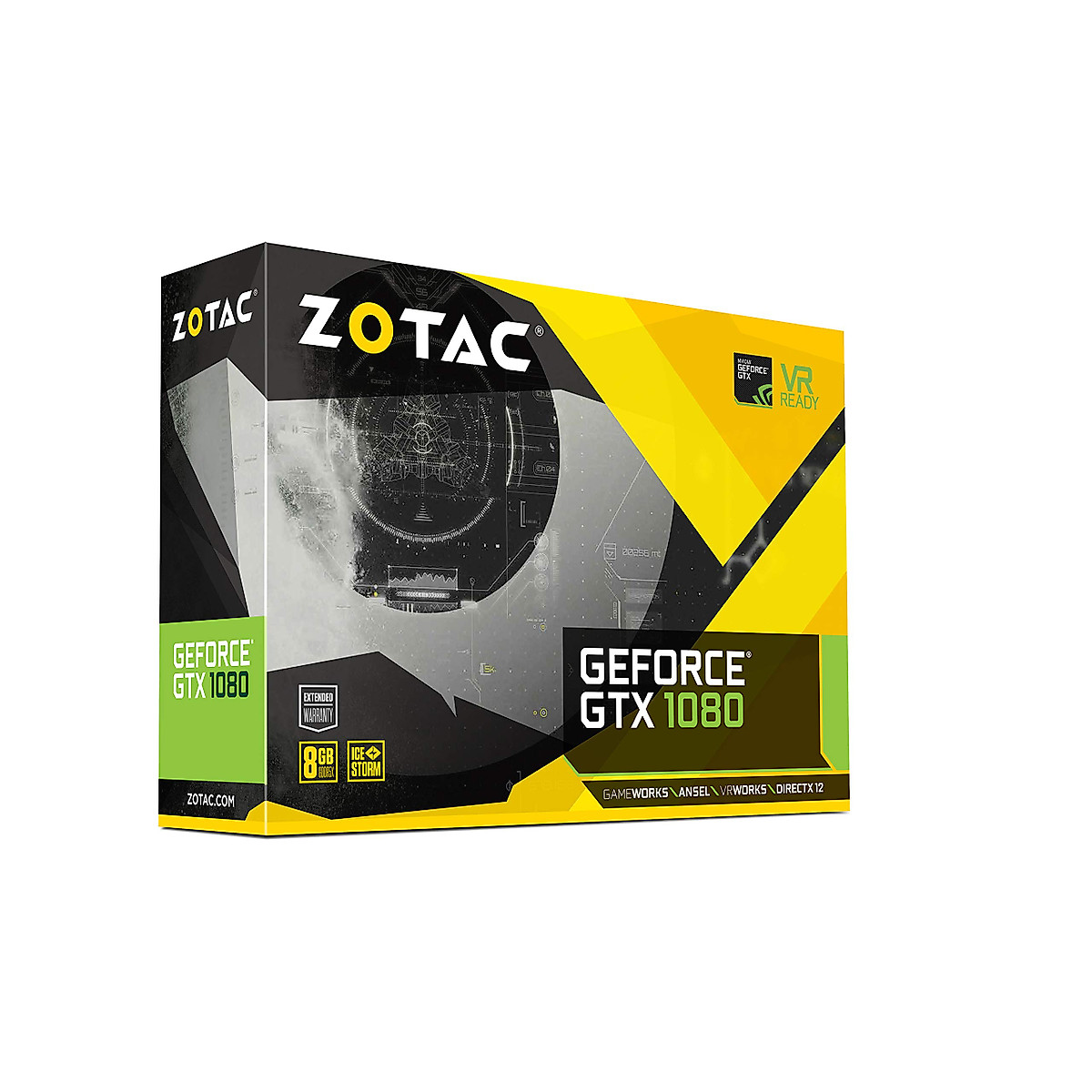 ZOTAC GeForce GTX 1080 Mini 8GB GDDR5X VR Ready Gaming Graphic Card, DisplayPort 1.4, 1x HDMI 2.0, Dual-link DVI (ZT-P10800H-10P)