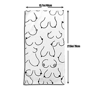 Asdfaf Boobs The Breast Kitchen Towels - Dish Cloth - Machine Washable Cotton Kitchen Dishcloths,Dish Towel & Tea Towels for Drying,Cleaning,Cooking,Baking