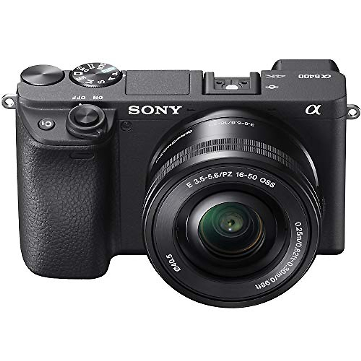 Sony a6400 4K Mirrorless Camera ILCE-6400L/B (Black) with 16-50mm f/3.5-5.6 and 55-210mm F4.5-6.3 2 Lens Kit and 0.43x Wide Angle + 2.2X Telephoto + Deco Gear Extra Battery Remote & Flash Bundle