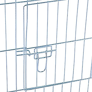 71" x 30" Galvanized Steel Foldable Outdoor Chicken Coop Run Metal Pet Hutch Enclosure Small Animal Playpen Waterproof Cover for Rabbits Chickens