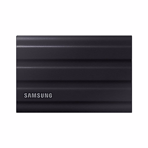 Samsung Portable SSD T7 Shield, 1TB, USB 3.2 Gen.2, 1050MB/s Read, 1000MB/s Write, Robust External Hard Drive Outdoor for Mac, PC and Smartphone, Black, MU-PE1T0S/EU