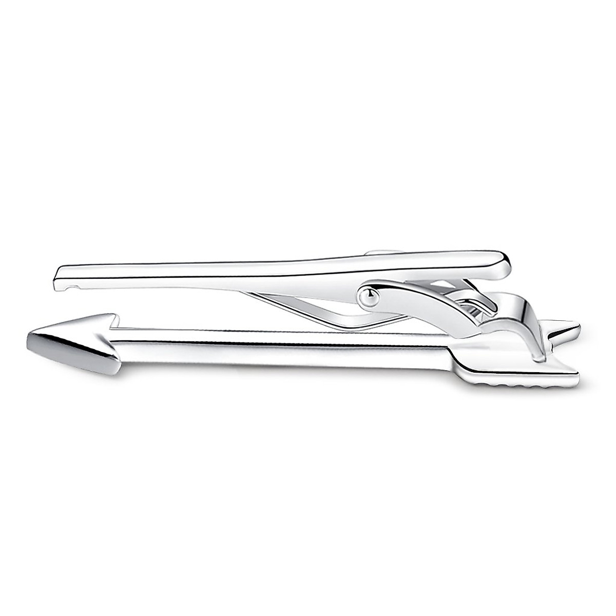 Honey Bear Mens Arrow Tie Clip Bar Stainless Steel 4.7cm