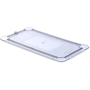 Carlisle FoodService Products 10276U07 StorPlus Third Size Polycarbonate Universal Flat Surface Food Pan Lid, Clear