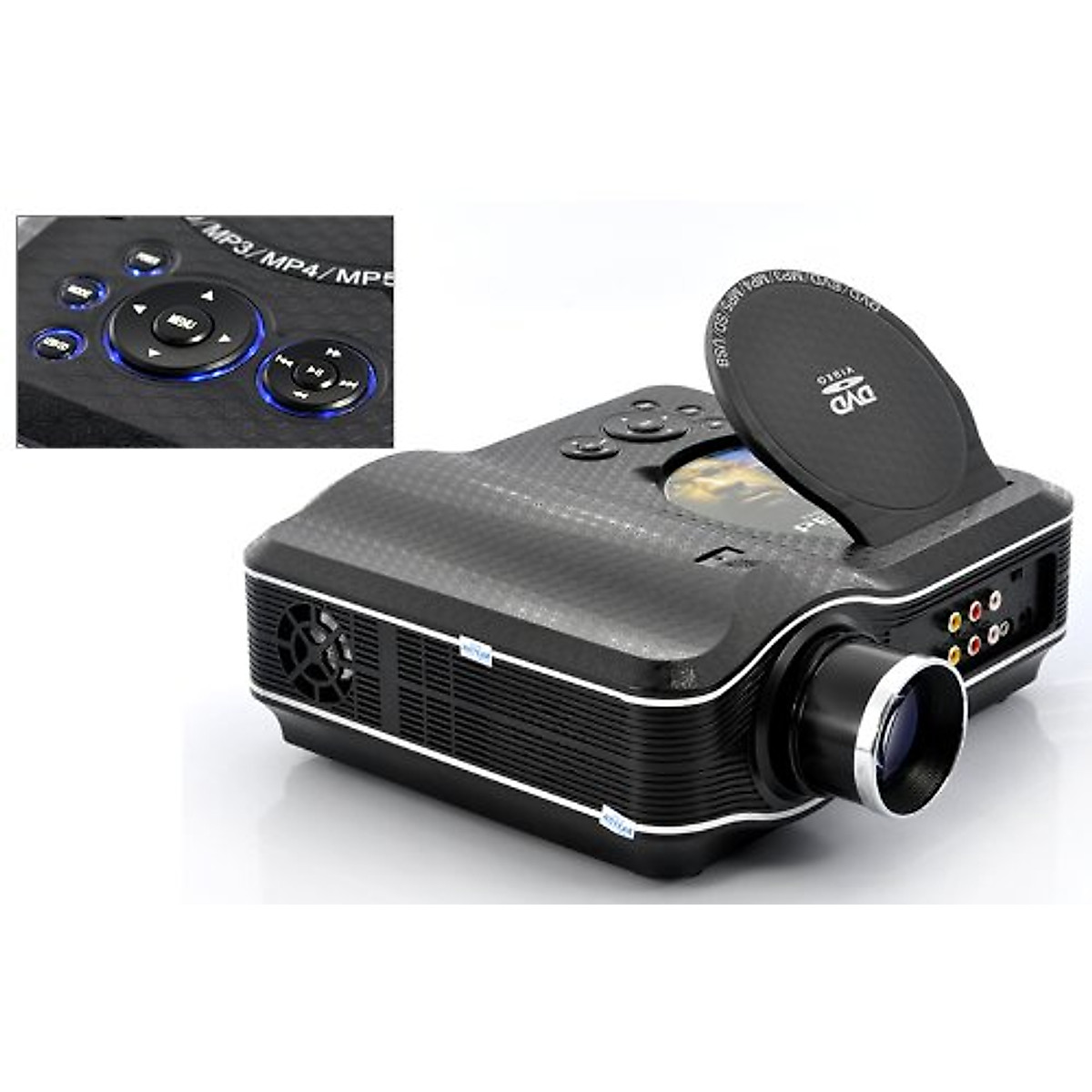 Sangdo LED Projector with DVD Player 800x600 30 Lumens 100 1