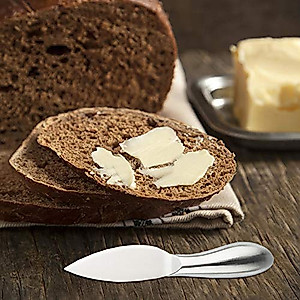 Set of 12, Stainless Steel Cheese Slicers with Cheese Markers and Soapstone Chalks, findTop 4 Pieces Cheese Slicer Cheese Cutter, 6 Pieces Natural Slate Cheese Labels, 2 Pieces Soapstone Chalks